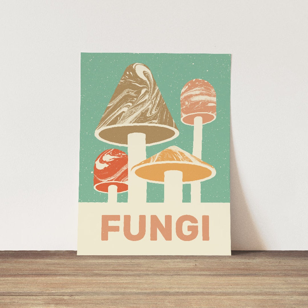 Fungi | Art Print | 18in X 24in | Poster | Wall Art | Gift | 18x24 | 18 ...