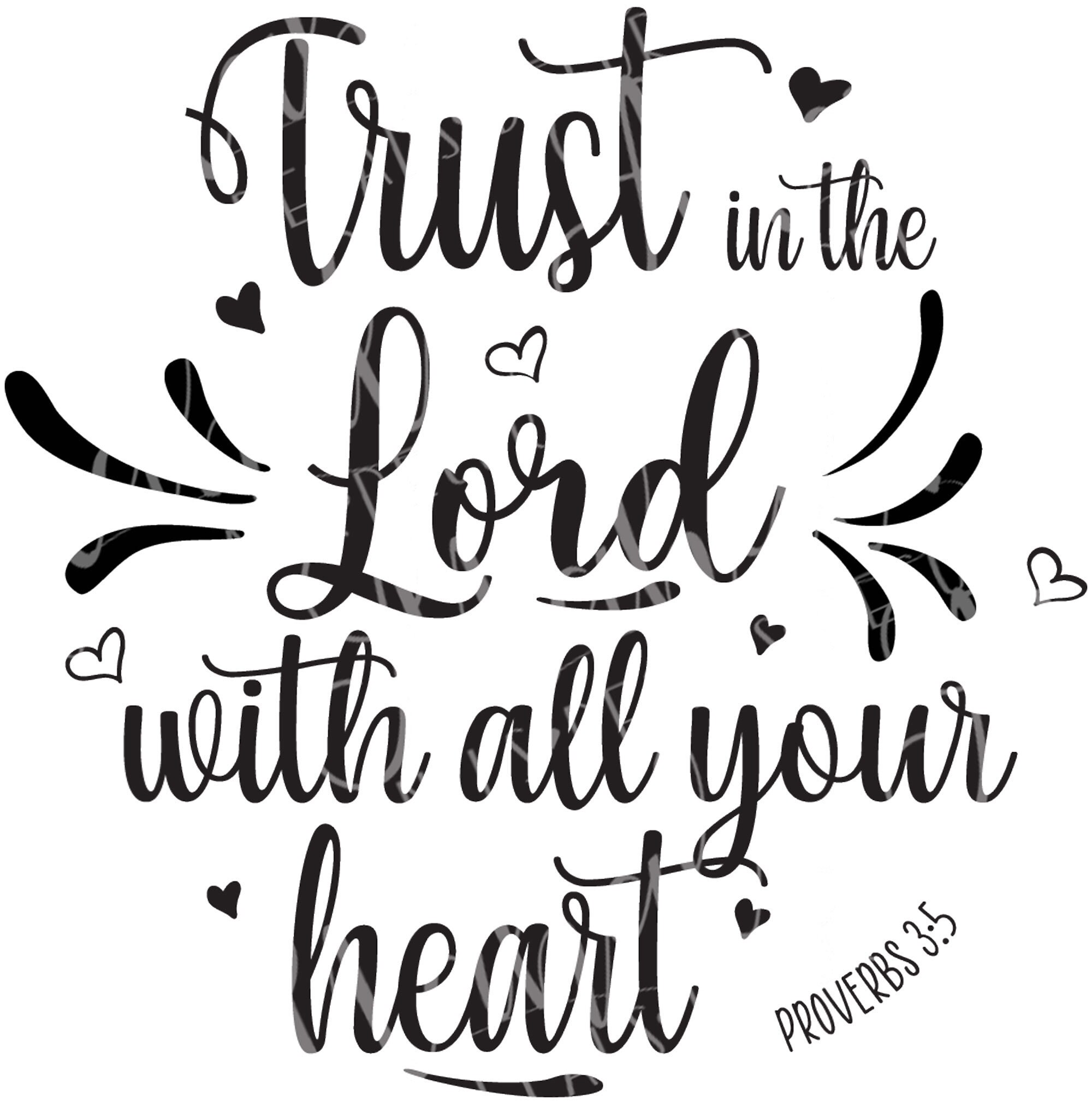 Proverbs 3:5 SVG - Etsy
