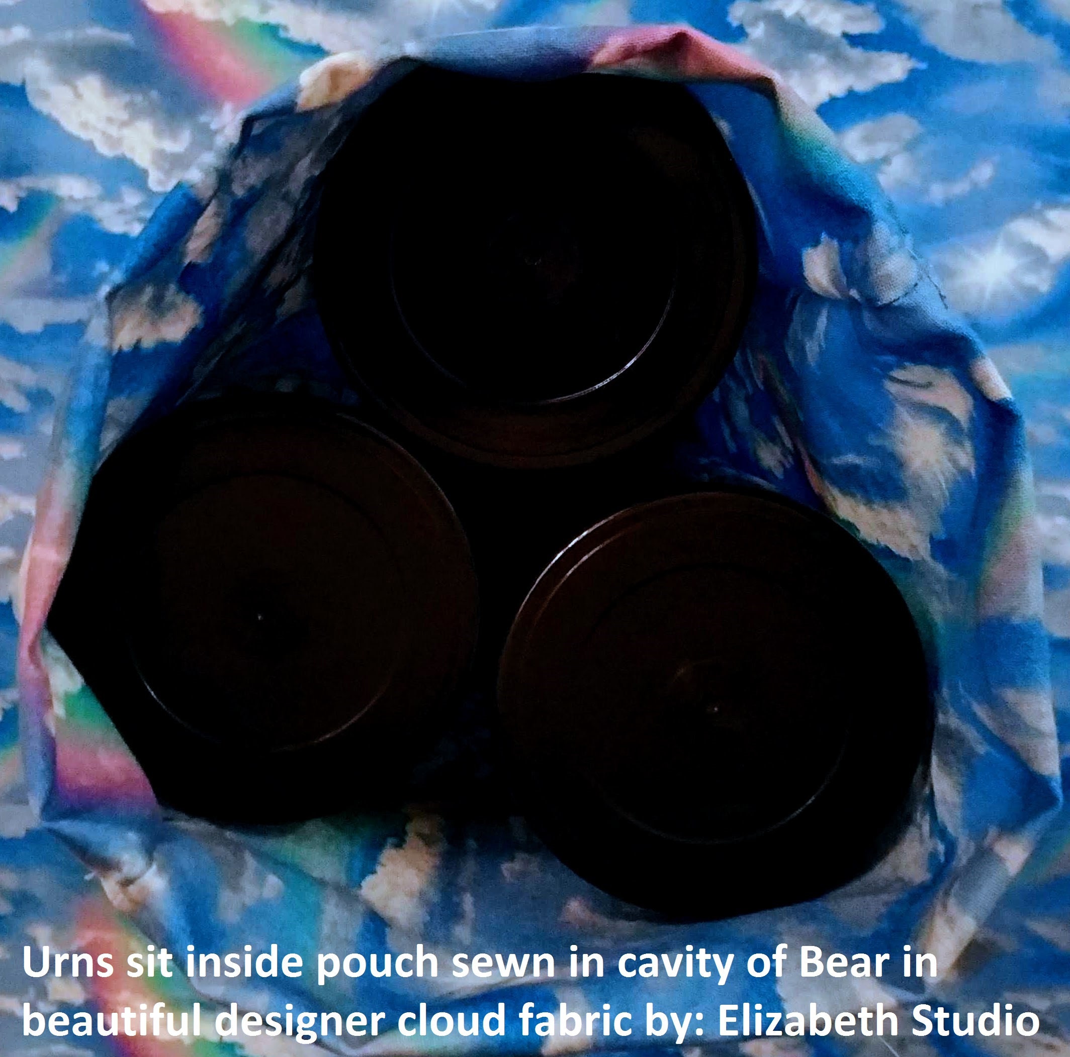 Urn Bear - Animal, Urn Cremation Urn, Soft Cuddly Plush Urn Bear Holds ...