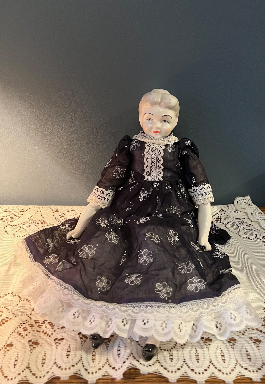 Rare Vintage Porcelain China Doll - Etsy