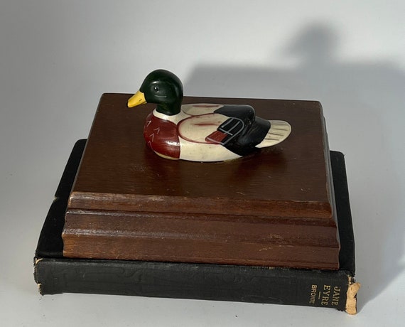 Vintage Mallard Duck Card Deck Box - Etsy