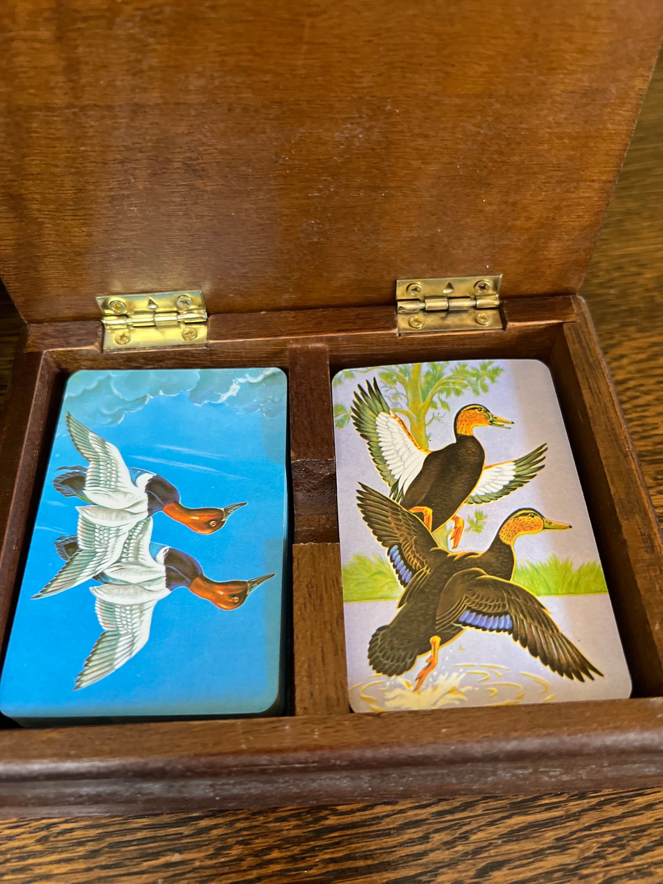 Vintage Mallard Duck Card Deck Box - Etsy