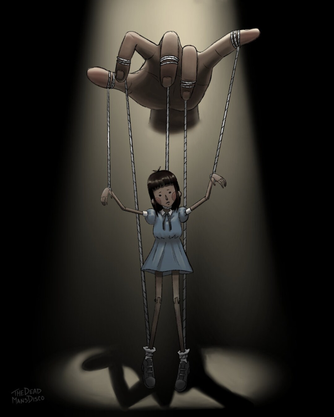 Puppet marionette 8 X 10 Art Print - Etsy