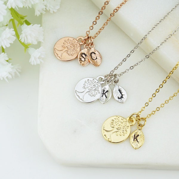 Tree of Life Mother Child Necklace - Etsy
