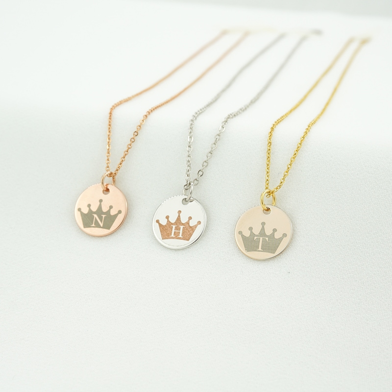 Cross Crown Necklace - Etsy