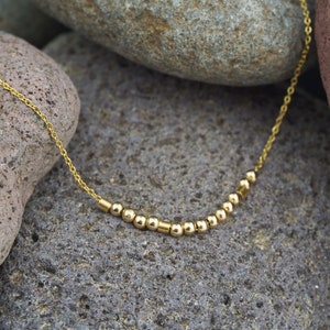 Custom Morse Code Necklace, Blessed Morse Code Necklace, Morse Code Necklace for Best Friend ...