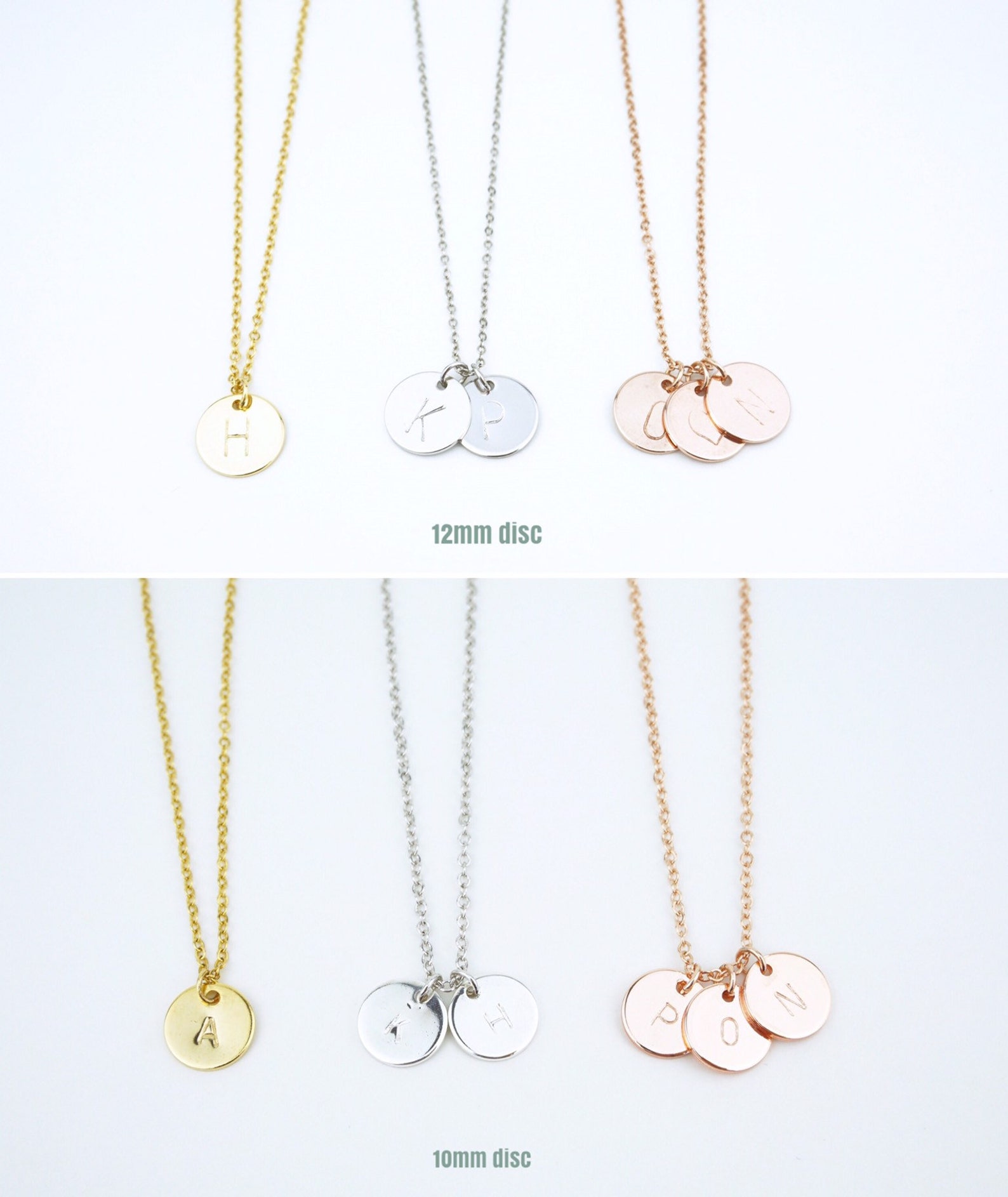 Personalized Initial Necklace for Women Personalized Gift for - Etsy