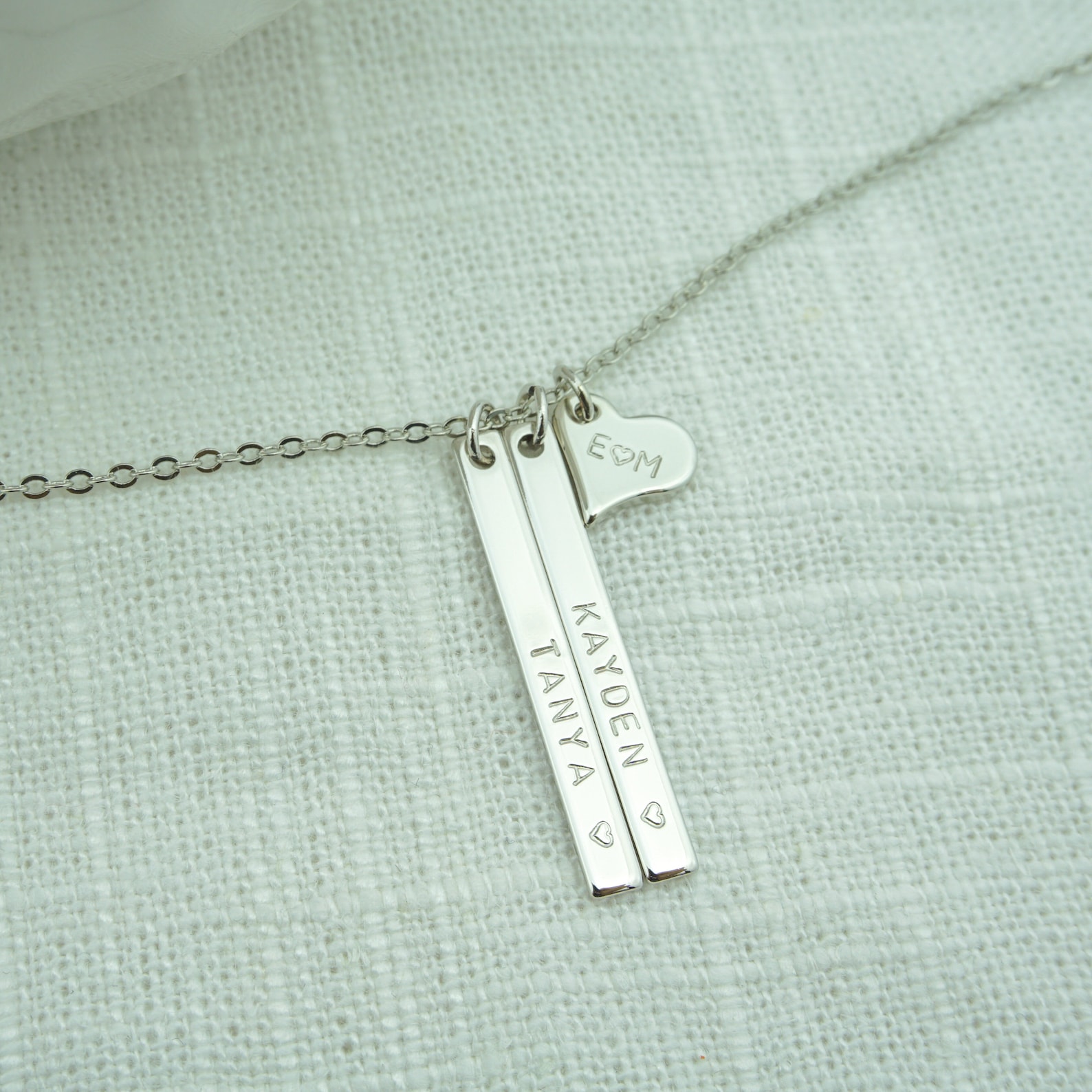 Personalized Family Necklace Custom Family Necklace Kids | Etsy