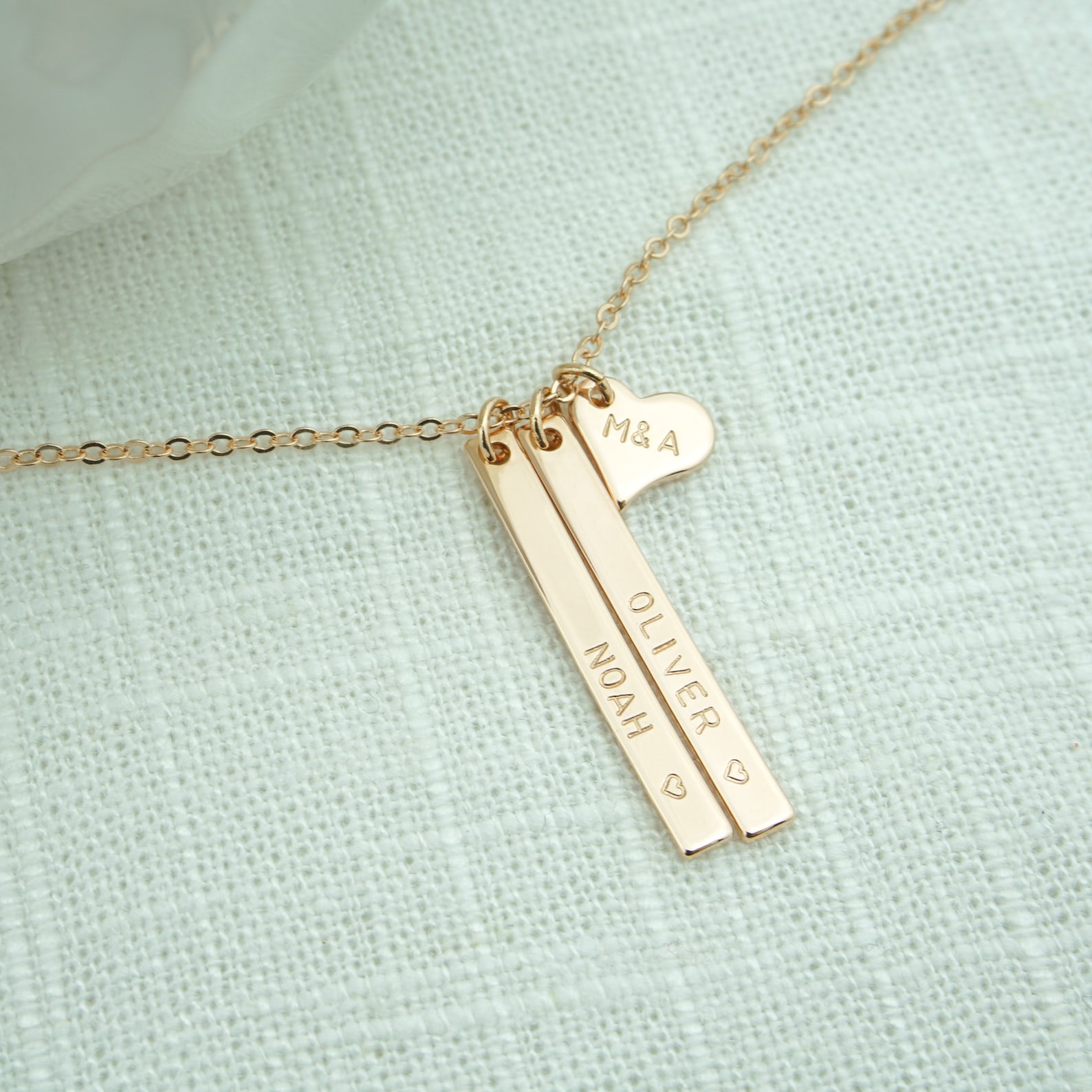 Personalized Family Necklace Custom Family Necklace Kids - Etsy