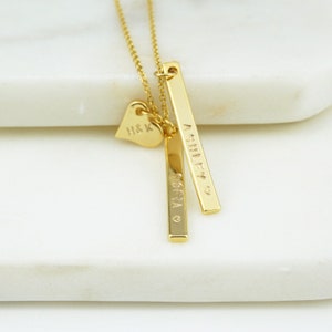 Personalized Family Necklace, Custom Family Necklace, Kids Names and ...