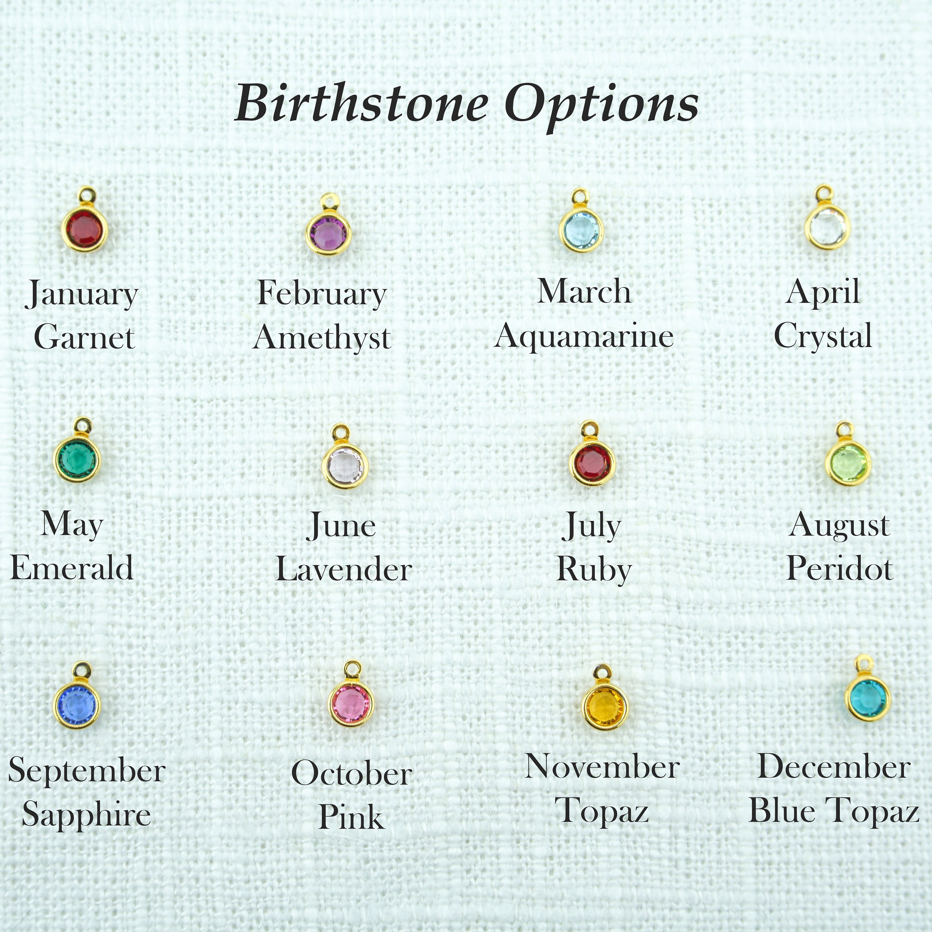 Personalized Birthstone Family Tree Kids Grand Childs Baby Birthstone ...