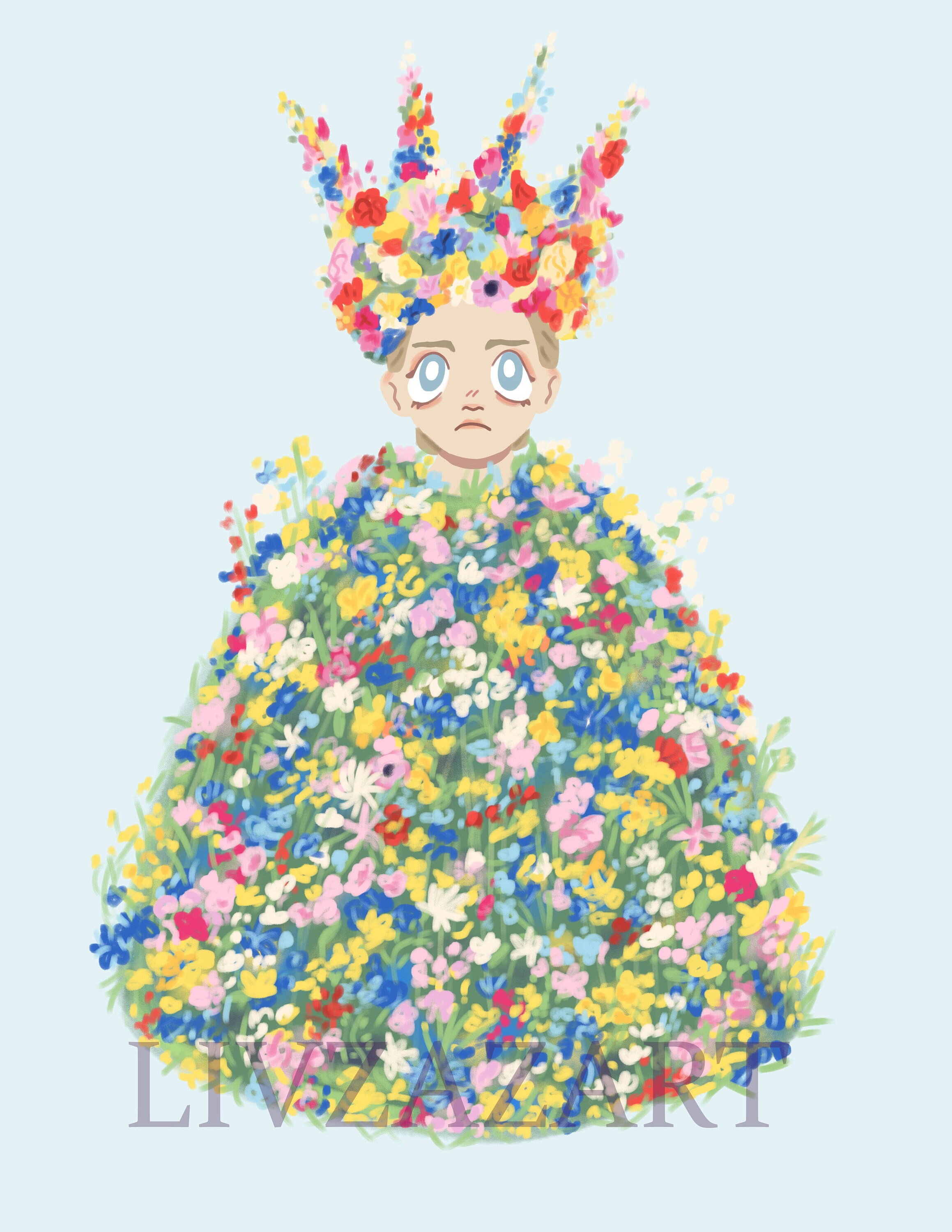 Midsommar Queen Art Print - Etsy