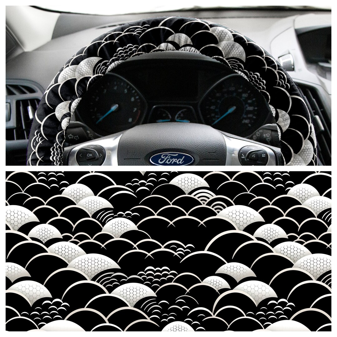 Steering Wheel Cover Seigaiha Wave Handmade Wheel Cover for Women - Etsy