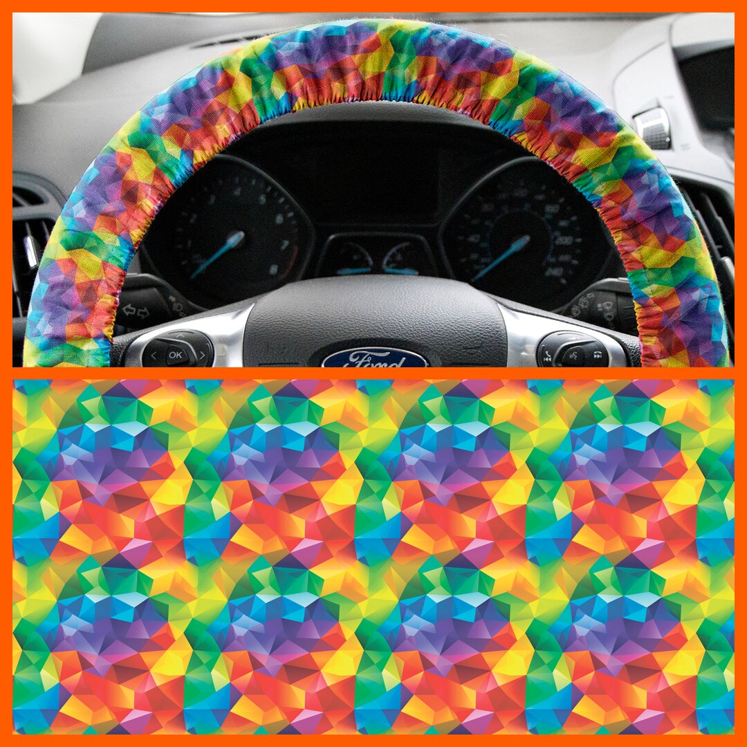 LGBT Rainbow Flag Steer Wheel Cover Car Accessories Cute - Etsy