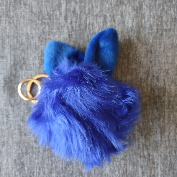 Fur Ball Keychain - Etsy