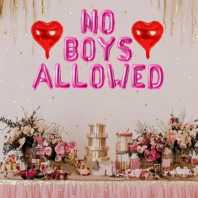 No Boys Allowed - Etsy