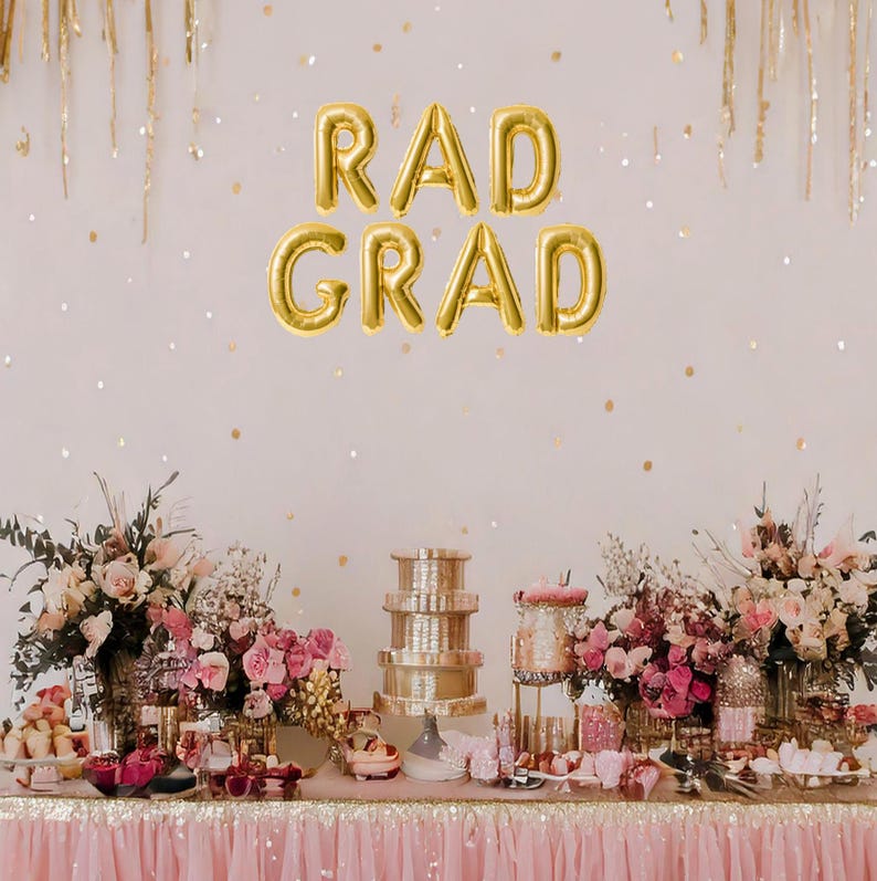 Rad Grad Balloon Banner, Technologist, Radiology Student Graduation ...