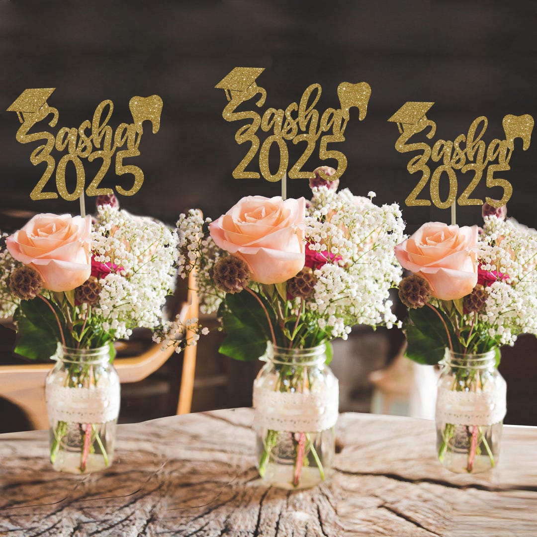 Personalized Dentist School Graduation Centerpiece, Dentist Graduation ...