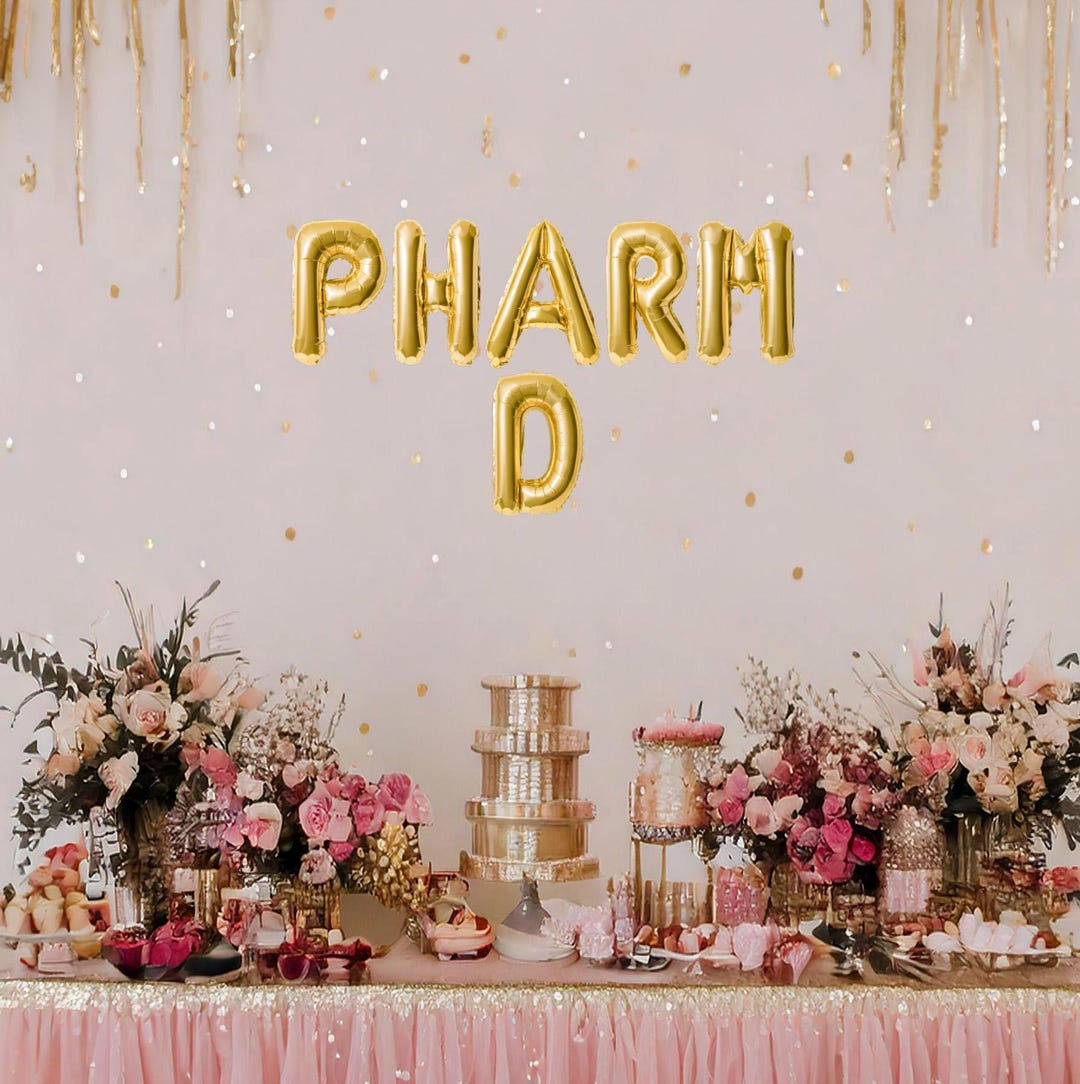 Pharm D Balloon Banner, Pharmacy School Banner, Pharmacist Graduation ...