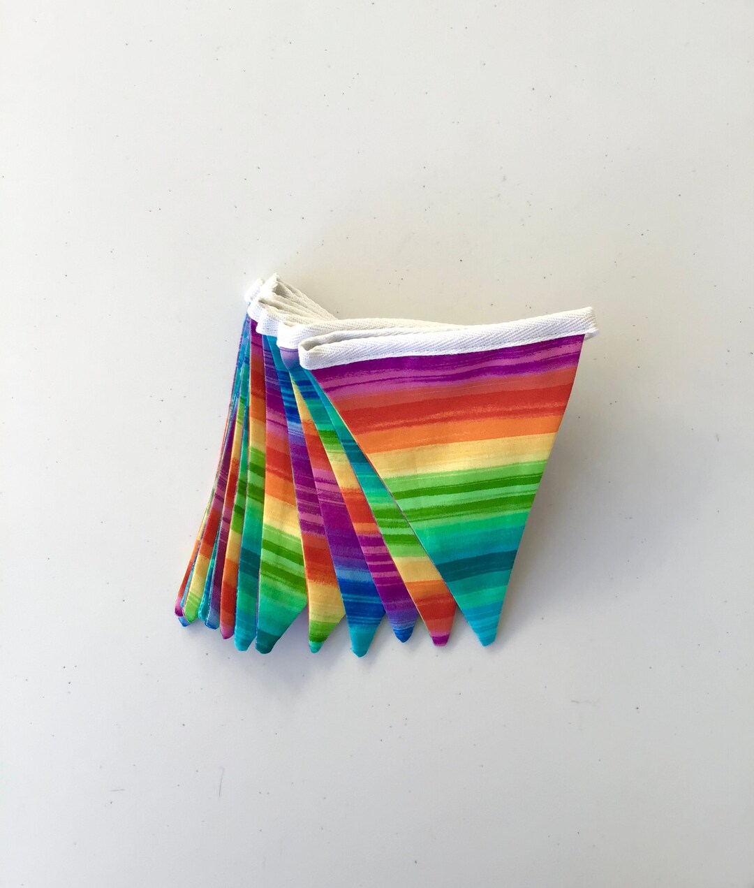 Long Rainbow Bunting Ideal for Special Occasions Nursery Child’s Room ...