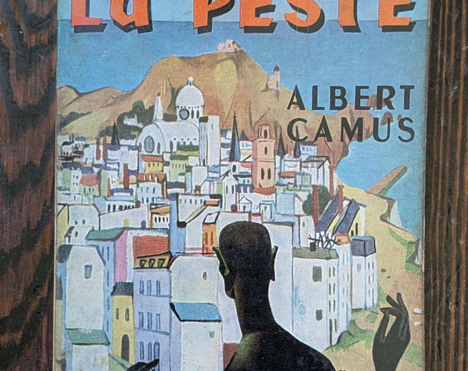 Albert Camus, La Peste, Vintage French Paperback Edition, Le Vivre De ...