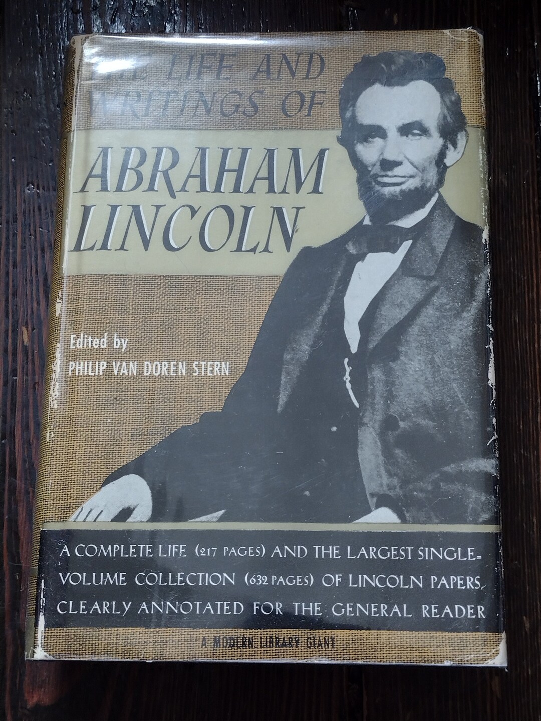 The Life and Writings of Abraham Lincoln, Modern Library Giant, Dust ...