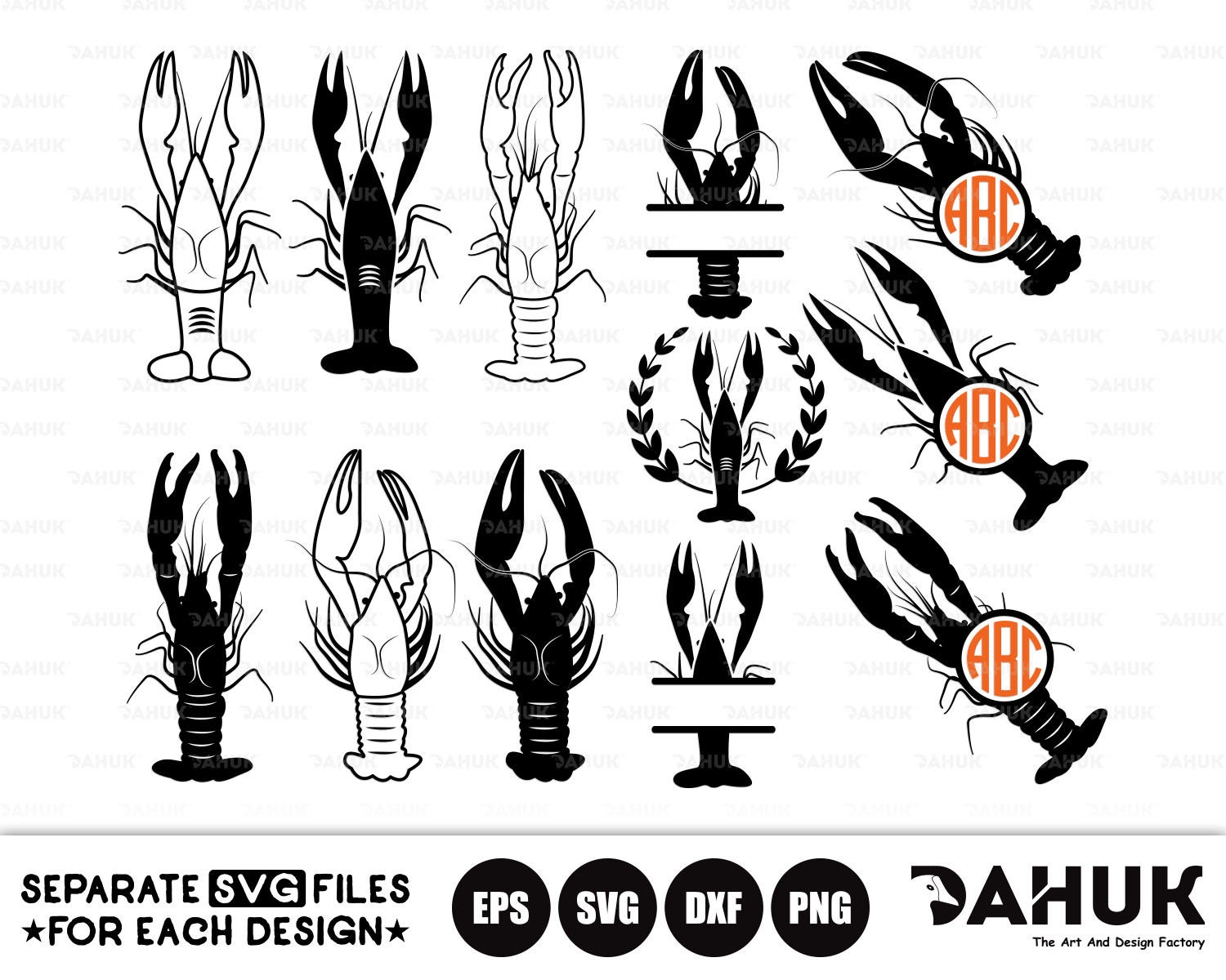 Crawfish SVG Crawfish Clipart Crayfish Svg Cut File for - Etsy