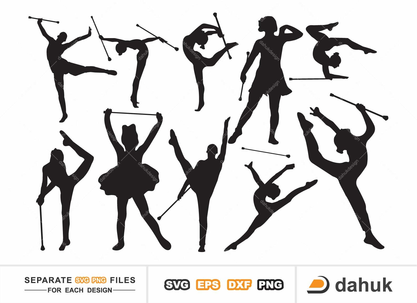 Baton Twirling SVG Baton Dancing Girl Svg Baton Svg - Etsy Australia