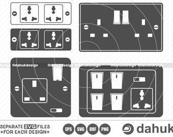 Plug Socket Svg - Etsy