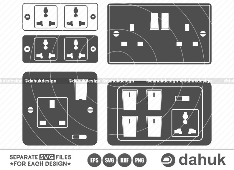 Power Socket SVG Electrical Plug Power Cord Svg Socket - Etsy