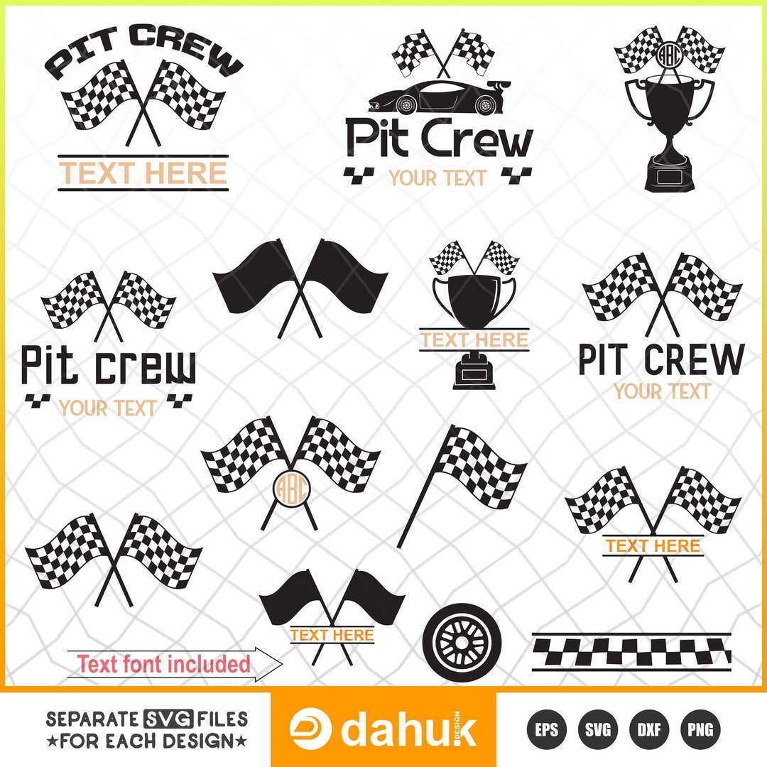 Pit Crew Svg, Racing Svg, Race Car Svg, Sports Svg, Checkered Flag Svg ...