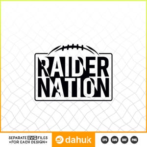 Raider Nation SVG Raiders Shirt Sublimation Raiders School Team Spirit ...