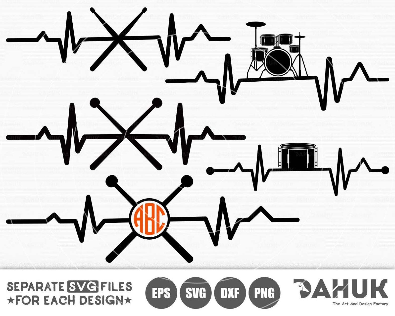 Heartbeat Drumsticks Svg Percussion Svg Marching Band Svg - Etsy