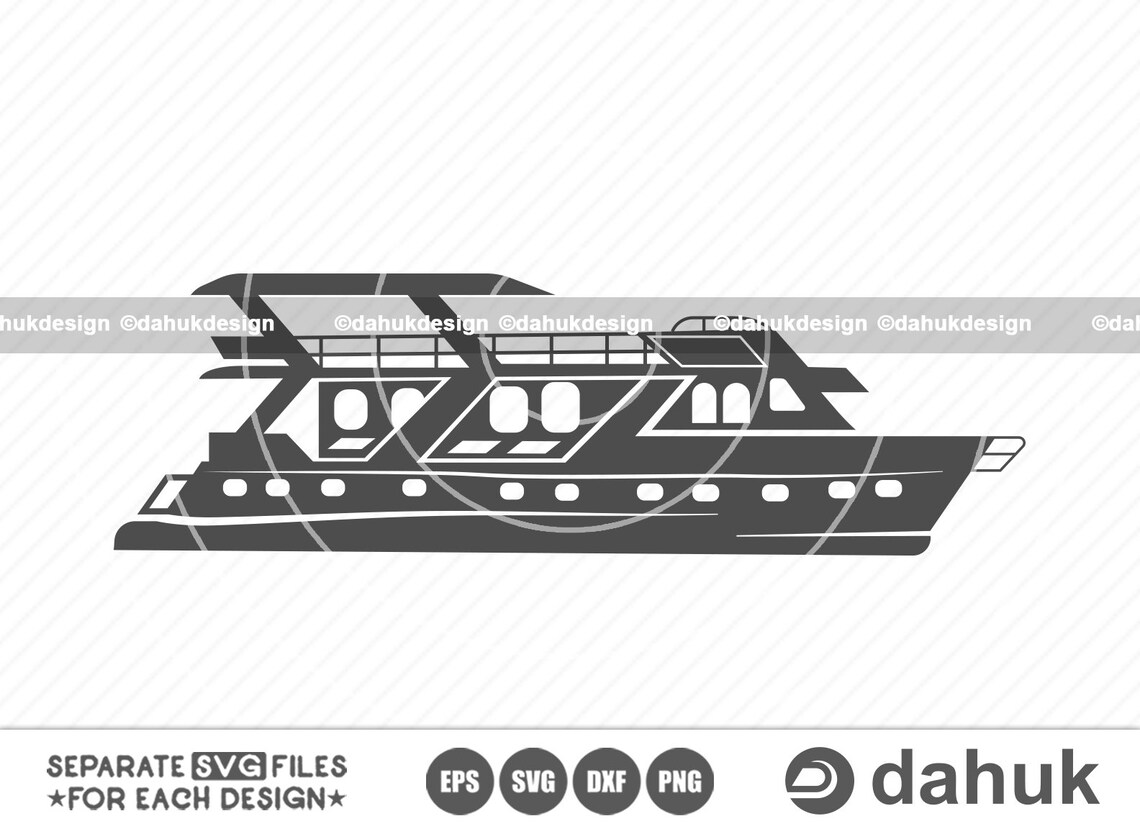 Houseboat SVG Boat House Svg Houseboat Clipart Houseboat - Etsy UK