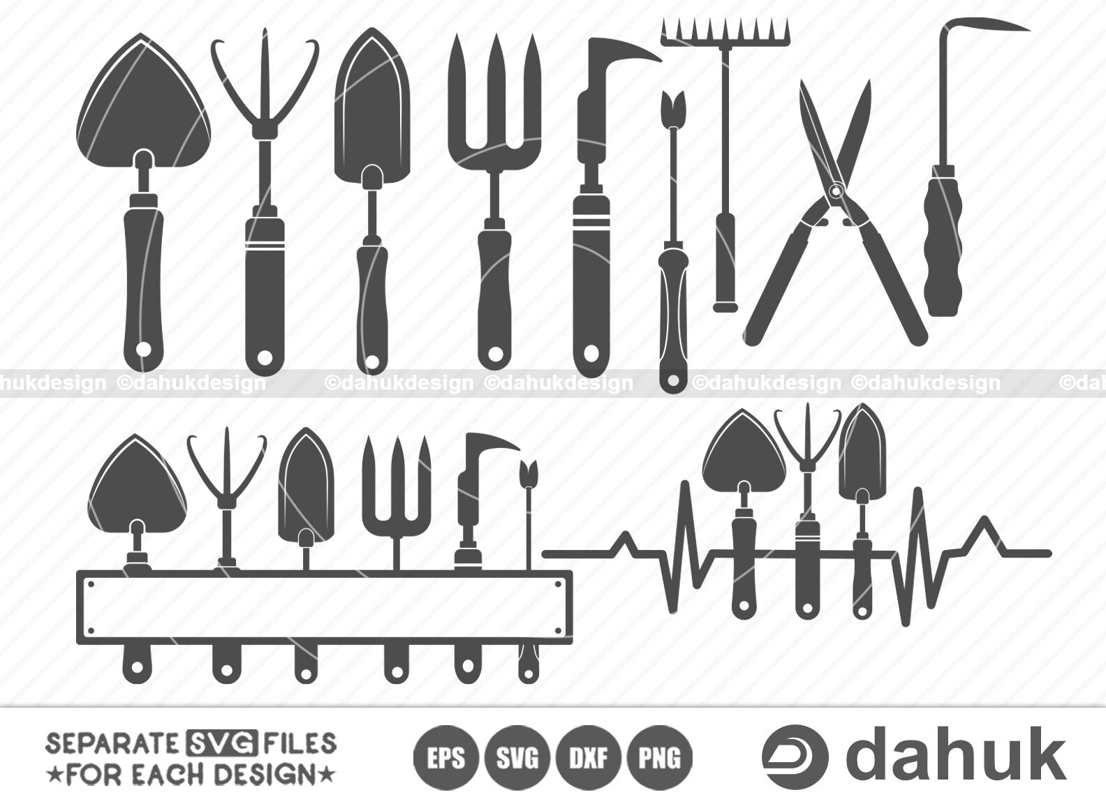 Gardening Tools SVG Garden Tools Svg Gardening Tools SVG Cut - Etsy