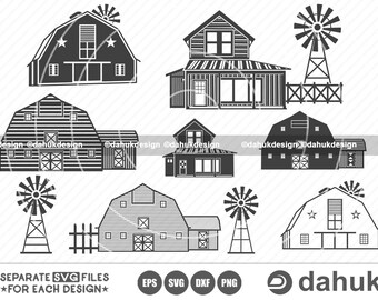 Barn Dxf - Etsy