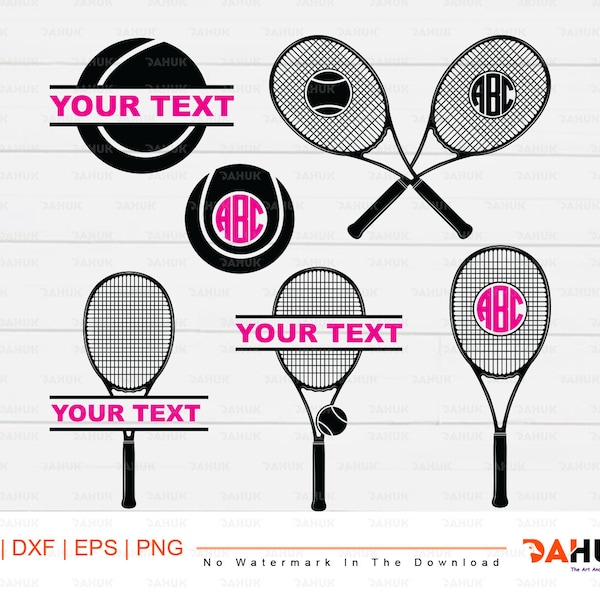Tennis Racket Svg - Etsy