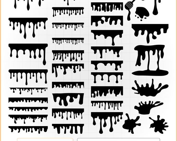 Paint Dripping Svg Dripping Borders Svg Dripping Svg Paint Drip Svg ...