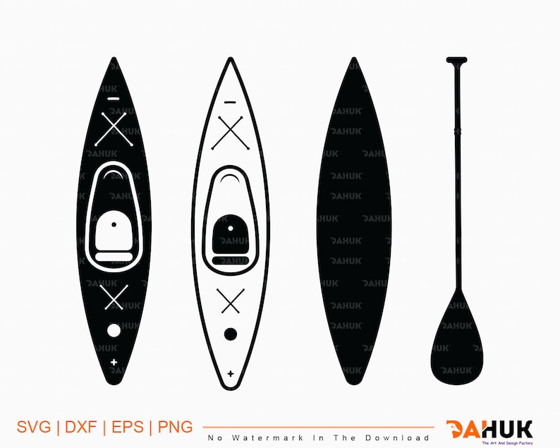 Kayak SVG Kayak Paddle SVG Kayaker SVG Svg Eps Dxf Files - Etsy