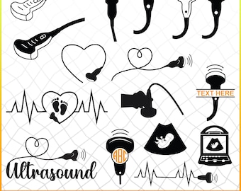 Ultrasound Probe Transducer SVG, Ultrasound Probe Transducer Heart ...