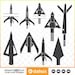 Broadhead Arrows SVG, Archery SVG, Bowhunting Svg, Hunter Arrow SVG ...