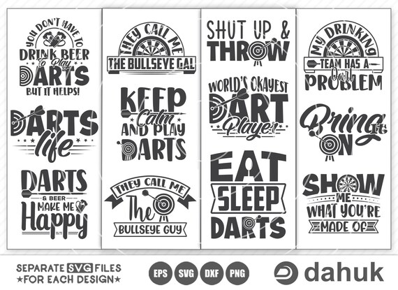 Darts SVG Bundle Darts Quote Design Darts Sayings Svg Darts - Etsy ...