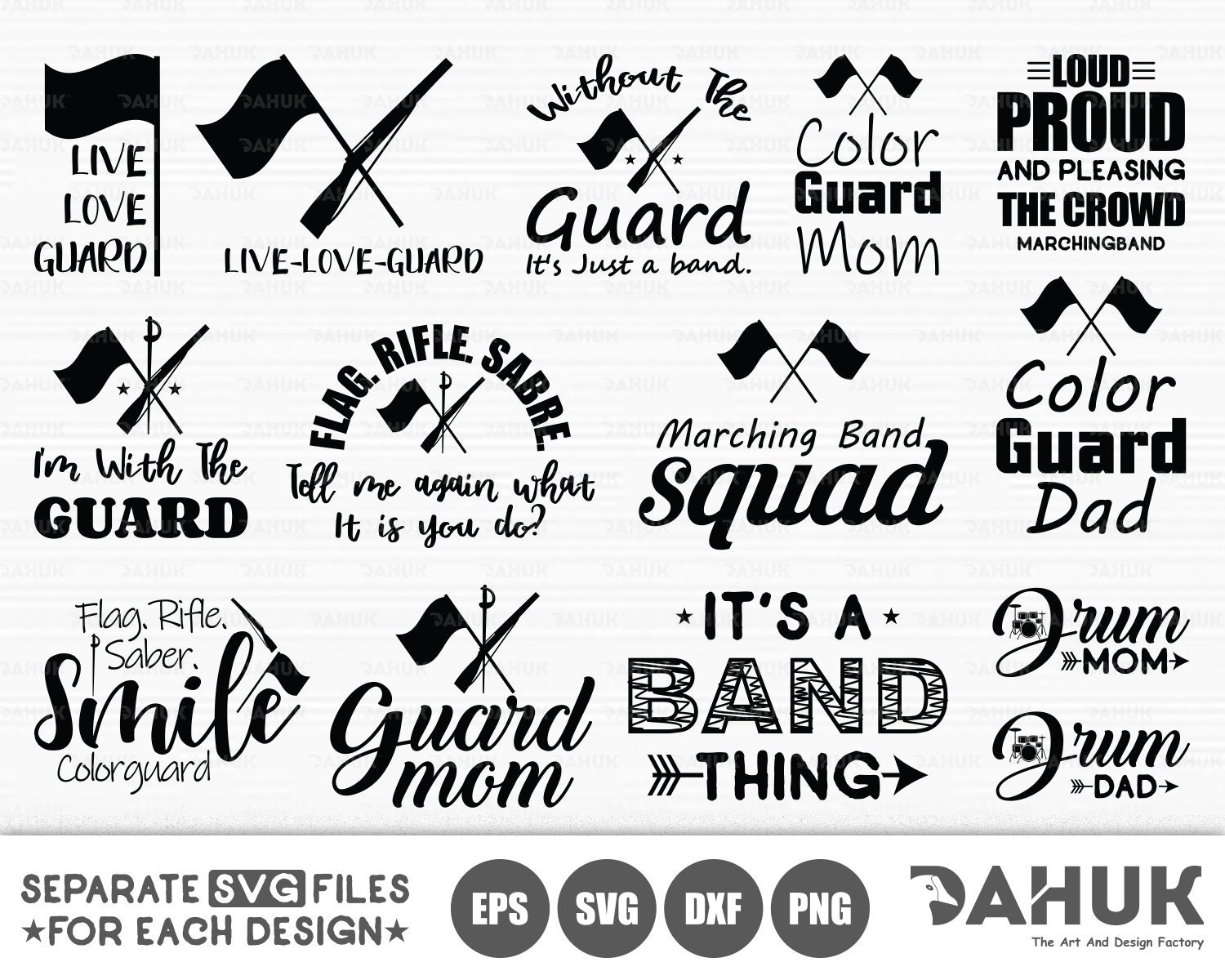 Color Guard Svg Color Guard Marching Band Band Family SVG - Etsy