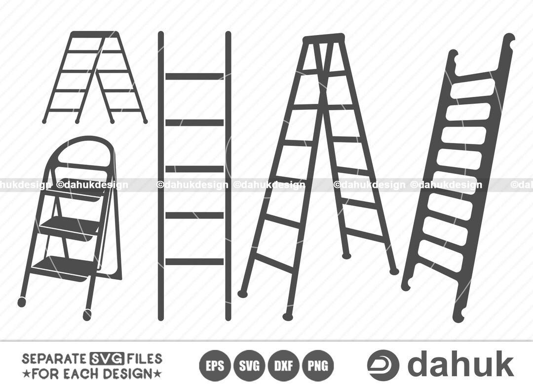 Ladder SVG Cut Files Step SVG Ladder Step SVG Step Ladder - Etsy