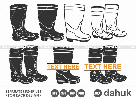 Rubber boots SVG Rain boots Muck Boots svg Farm Boots svg | Etsy