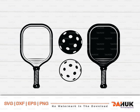 Pickleball SVG Pickleball Paddles Svg Pickleball SVG Cut - Etsy