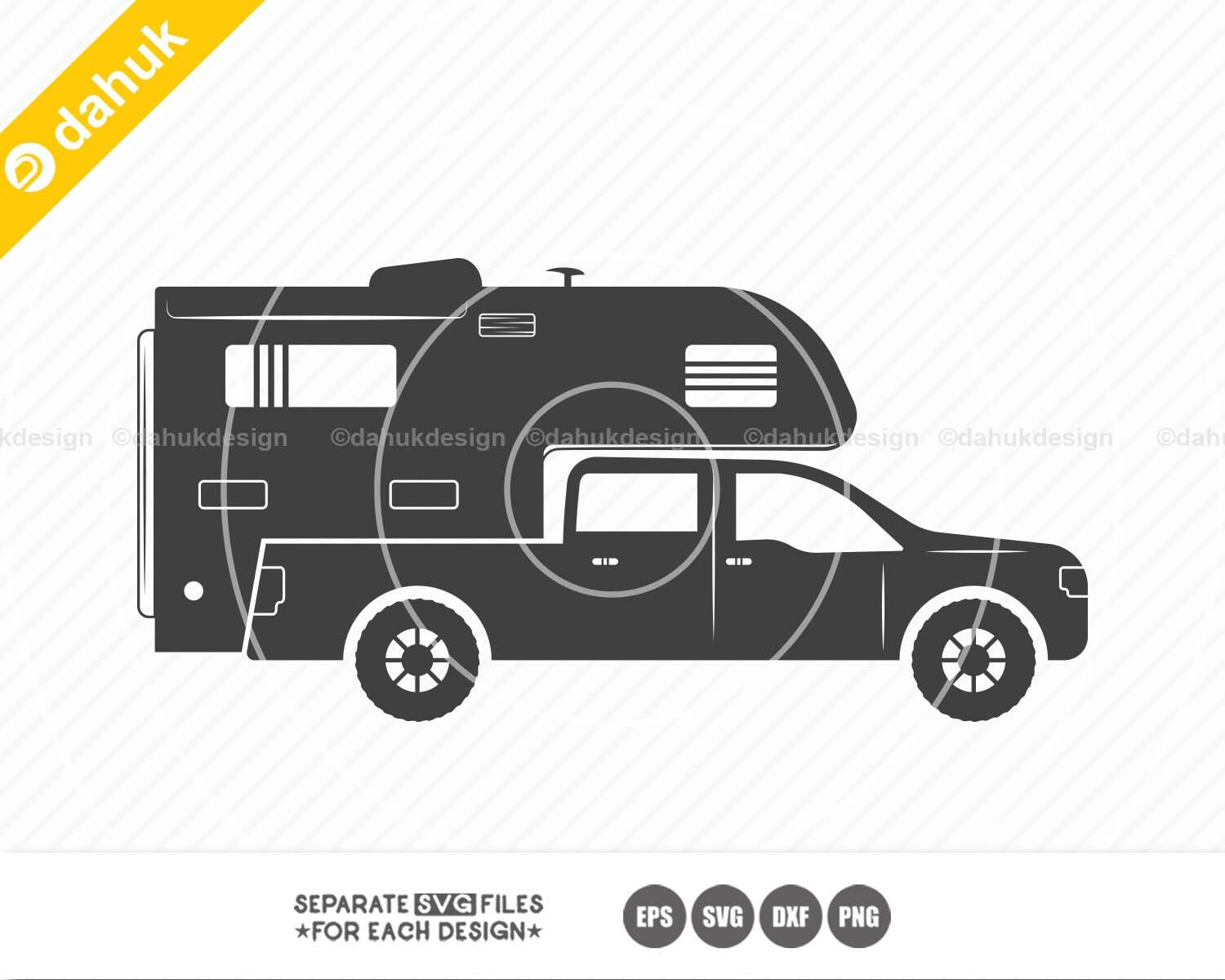 Truck Camper SVG Camping Vector Caper svg Camping car svg | Etsy