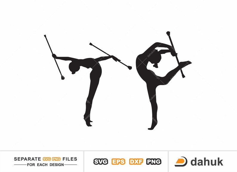 Baton Twirling SVG Baton Dancing Girl Svg Baton Svg - Etsy