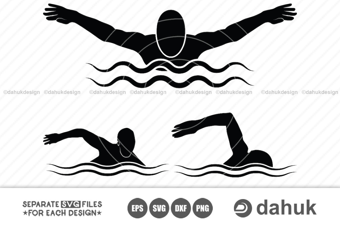 Swimming Svg Swimmer Svg Swimming Clipart Swimming Vector - Etsy UK