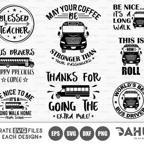 Student Delivery SPECIALIST Svg School Bus Driver Back to | Etsy